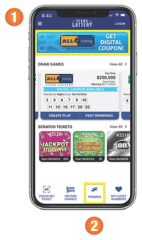 Texas Lottery | Digital Coupon