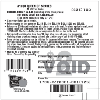 Texas Lottery | Scratch Tickets Details