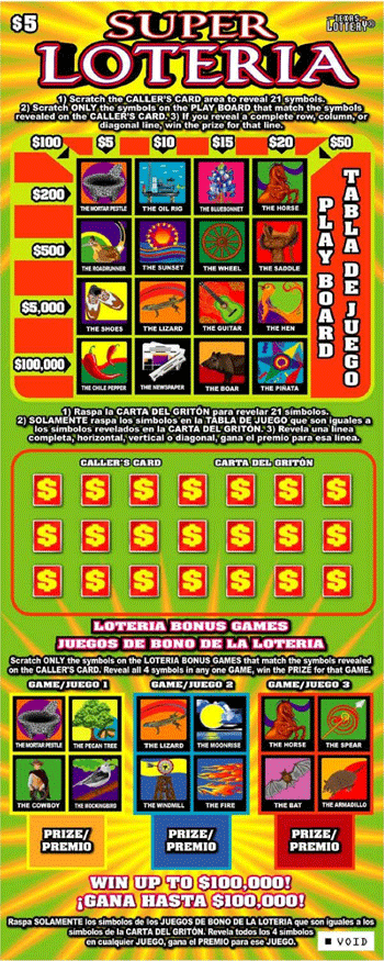 Texas Lottery | Scratch Tickets Details