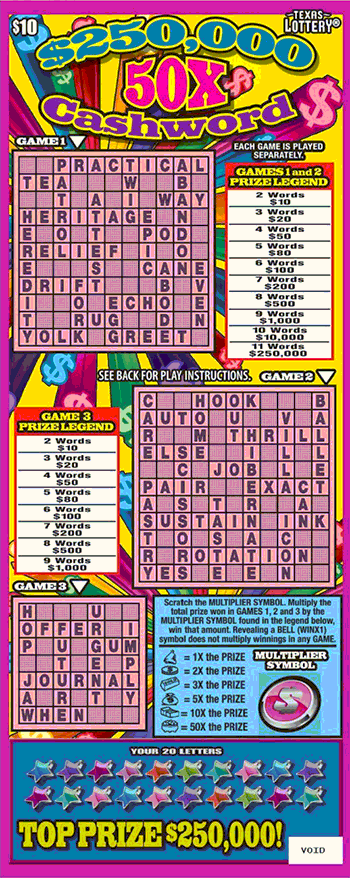 Texas Lottery | Scratch Tickets Details