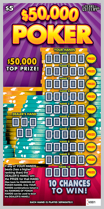 Texas Lottery Scratch Tickets Details